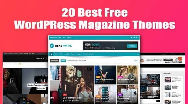 20 Best Free WordPress Magazine Themes for 2020