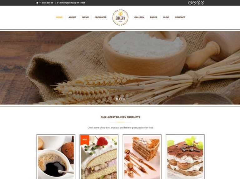 20 Best WordPress Themes for Bakeries, Cafes and Pastry Shops 2019