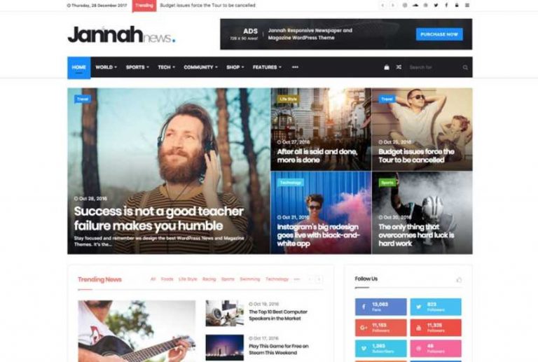 25+ Best WordPress Newspaper Themes for Online News & Journals 2019