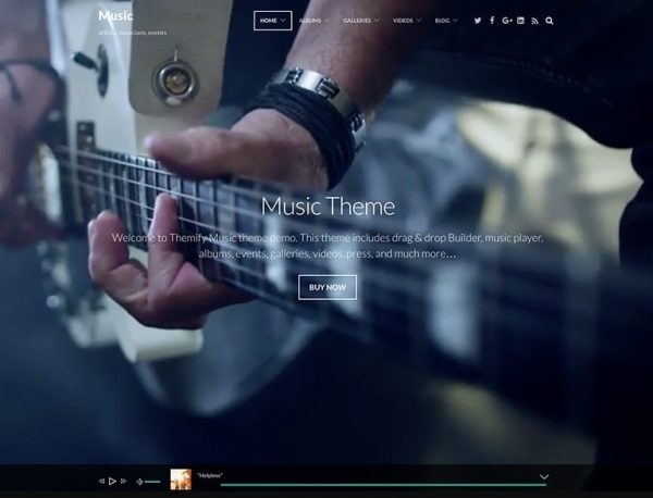 30+ Best WordPress Themes for Musicians and Musical Companies 2019