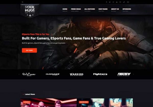 20+ Best WordPress Themes for Gaming, eSport, Video Games
