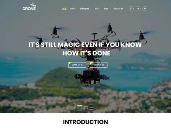 10 Best Wordpress Themes For Drones Companies 2020