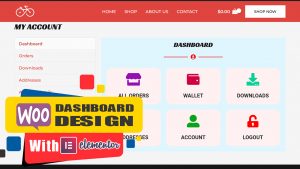 How to Design WooCommerce Dashboard My Account Page with Elementor