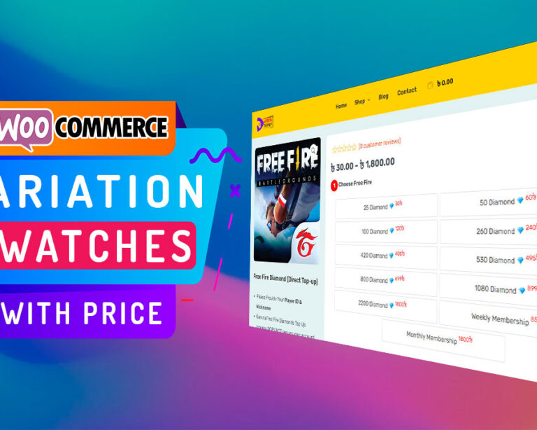 How To Design Woocommerce Product Variation Swatches