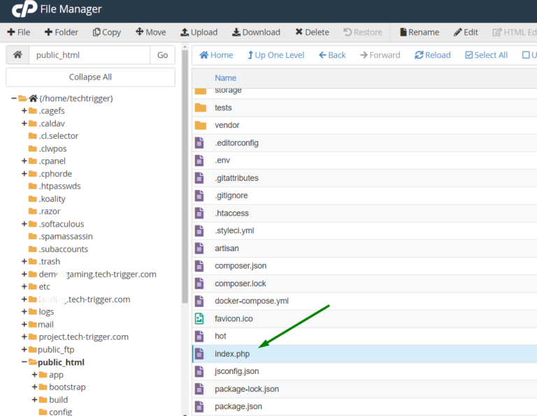 How To Deploy Upload Laravel Vue Inertiajs Tailwind Project In Cpanel