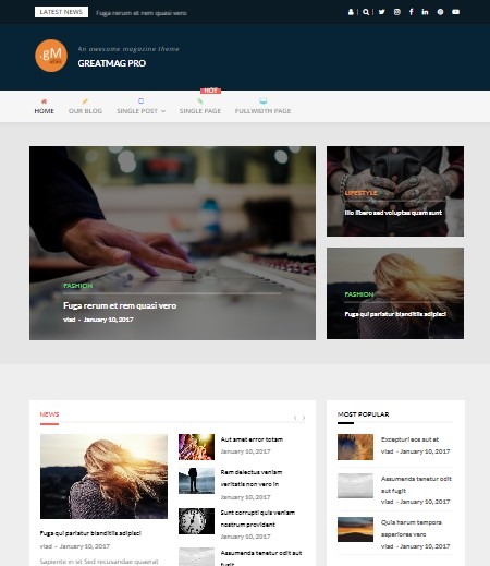 Top 10 Best Responsive WordPress Magazine Themes 2020