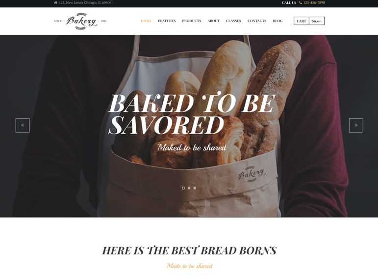 20 Best WordPress Themes for Bakeries, Cafes and Pastry Shops 2019